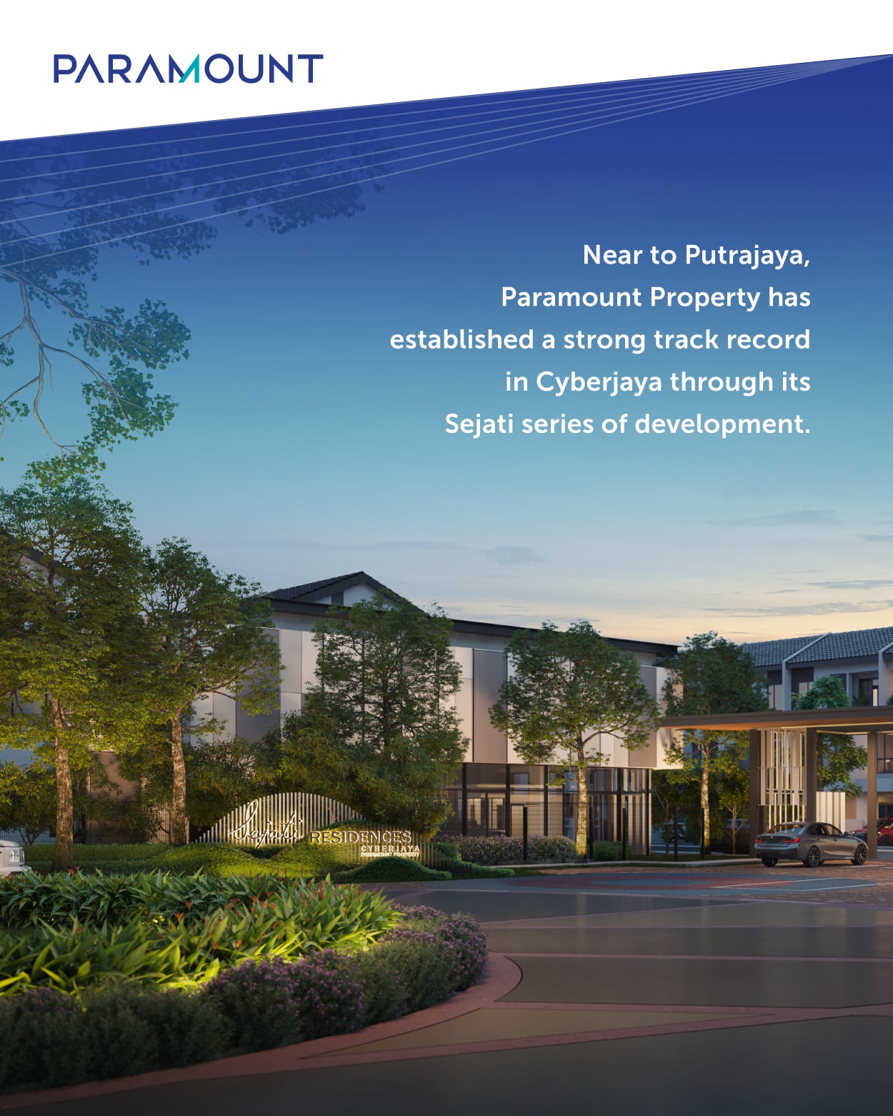 Paramount Acquires 2.62-Acre Prime Transit-Oriented Land in Putrajaya - Paramount Property